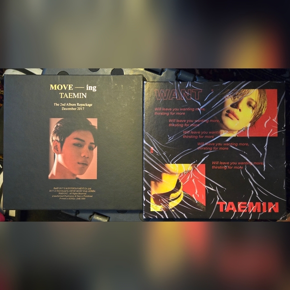 TAEMIN | Other | Taemin Want And Moving Album | Poshmark